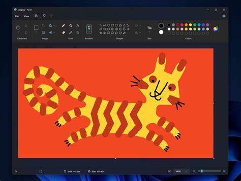 Microsoft Paint App On Windows 11 Now Comes With Centered Canvas