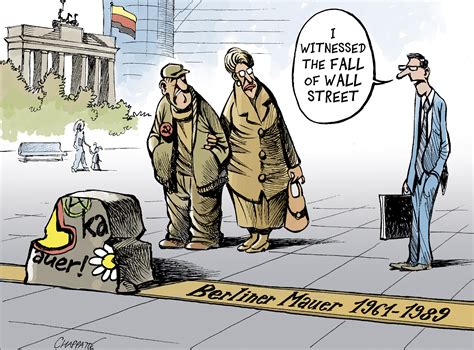 Berlin Wall Cartoon 1961