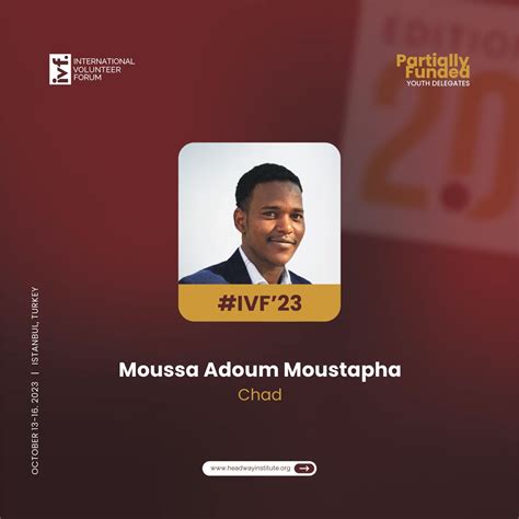 Moussa Adoum Moustapha On Linkedin Volunteerforum Istanbul2023 Globalimpact Sdgs2030