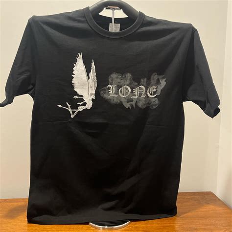 Black And White Vlone Tee Mens Large Brand New Depop