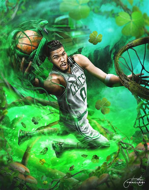 Jayson Tatum Green Mamba Art By Tmaclabi On Deviantart