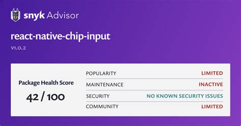 React Native Chip Input Npm Package Snyk