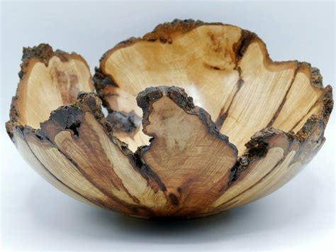 Natural Edge Hard Maple Burl Bowl