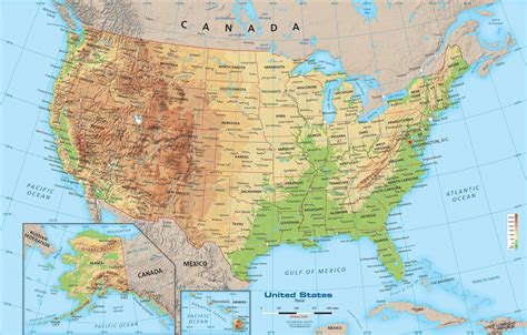 Geography Map Usa Printable Map Of Usa