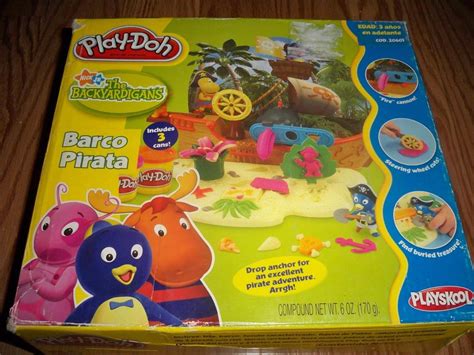 Play Doh The Backyardigans Pirate Ship Complete Hasbro Set Playskool