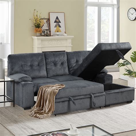 Sectional Couch With Pull Out Bed At Gilberto Morales Blog