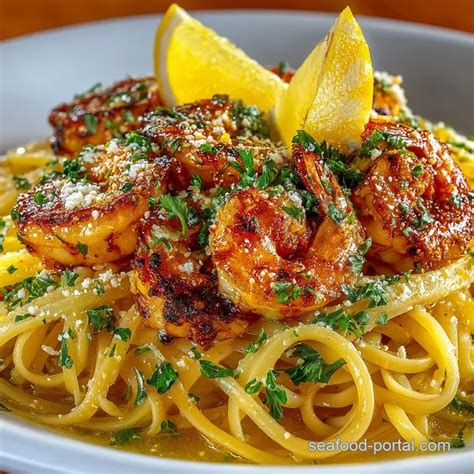Ultimate Lemon Garlic Shrimp Linguine Recipe 30 Min Seafood Portal