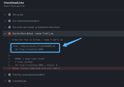 Bug Ci The Localhost8081 Url Becomes Dead Link · Issue