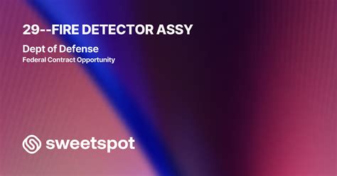 29 Fire Detector Assy