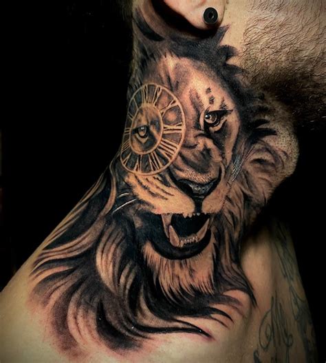 Lion Neck Tattoo Ideas Powerful Symbolism And Stunning Designs