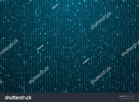 Abstract Technology Background Digital Computer Code Stock Illustration