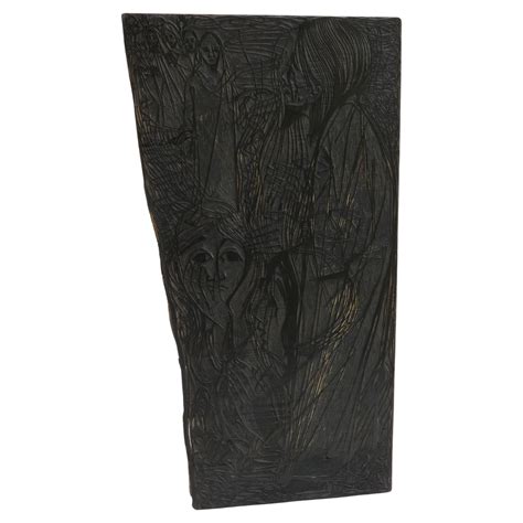 Vintage Printing Block Collage Wall Hanging For Sale At 1stdibs