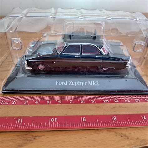 Ford Zephyr Mk2 Diecast Police Car Atlas Editions 143 Scale Etsy