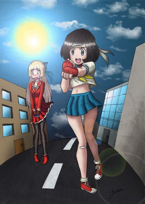 Street Trainer Part Moon And Lillie Pok Mon Sun And Moon Know Your Meme