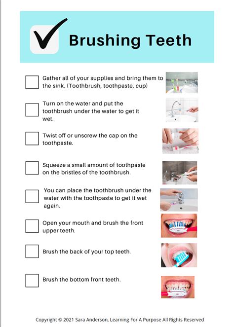 Toothbrushing And Flossing Toolkit Learning For A Purpose