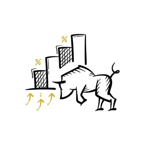 Premium Vector Bull Financial Analytics For Business Statistic Report