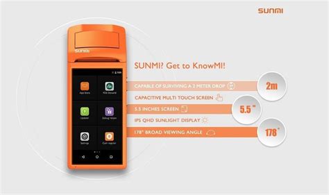 Android Handheld Pos Machine Sunmi V At Best Price In Gurgaon