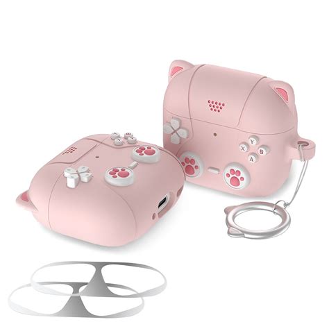 에어팟4 조이팟 젤리 케이스 4세대 철가루 방지 스티커 카라비너 세트 호환 에이블리