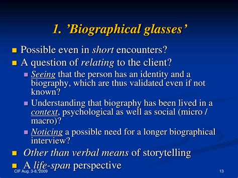 Ppt A Biographical Approach For Social Work Powerpoint Presentation
