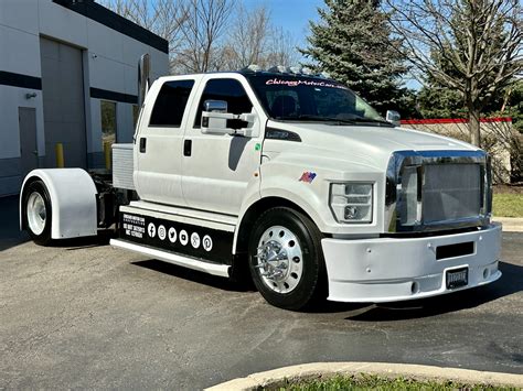 Used 2016 Ford F750 King Ranch Crew Cab Single Axle Hauler For Sale