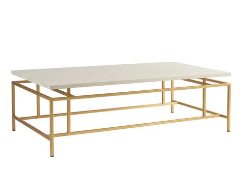 Lexington La Costa 420 945 Transitional Rectangular Cocktail Table With