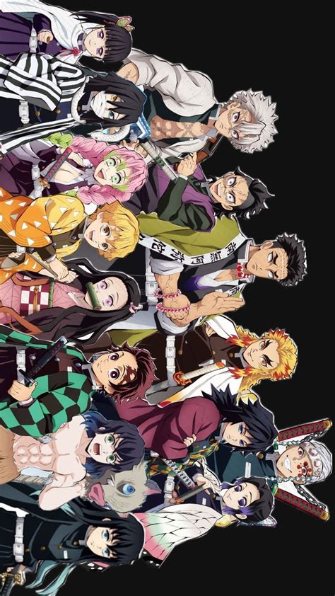 Demon Slayers Demon Slayer All Characters Wallpapers Anime Shirt