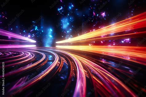 data binary flow rolling on futuristic technology background stock illustration adobe stock