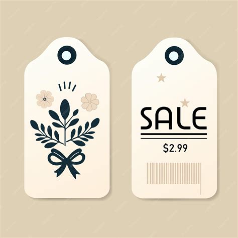 Premium Vector Vintage Style Sale Tags Template Design