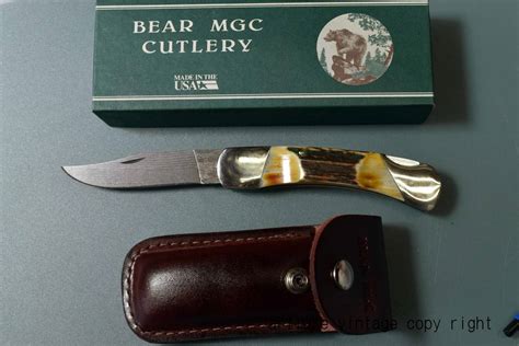 Yahooオークション Vintage Knife Bear Mgc Cutley 597sd Lockback