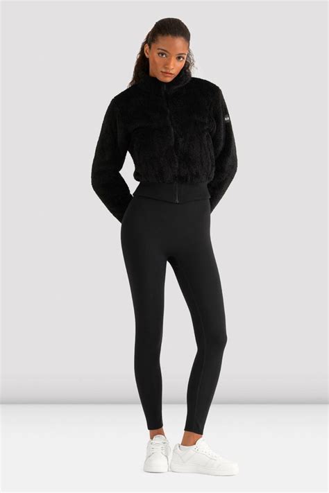 Ladies Apex Sherpa Jacket Black Bloch Dance Eu