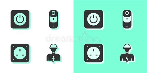 Set Power Button No Lightning Electric Meter Creative Lamp Idea