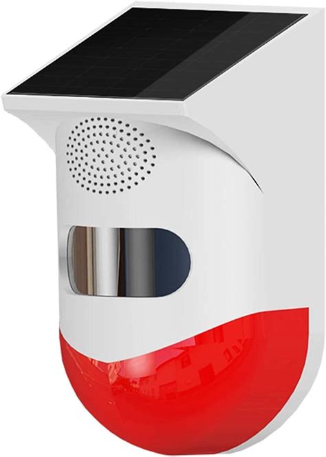 Explopur Solar Powered Wireless Independent Infrared Motion Sensor