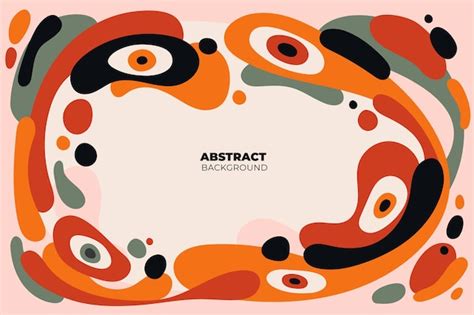 Premium Vector Flat Picasso Style Background