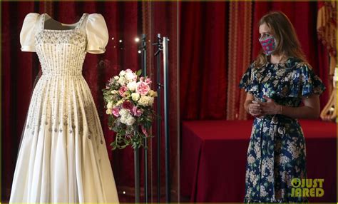 Princess Beatrice Visits Her Wedding Dress On Display At Windsor