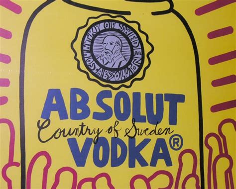 Keith Haring Absolut Vodka At 1stdibs Absolut Haring