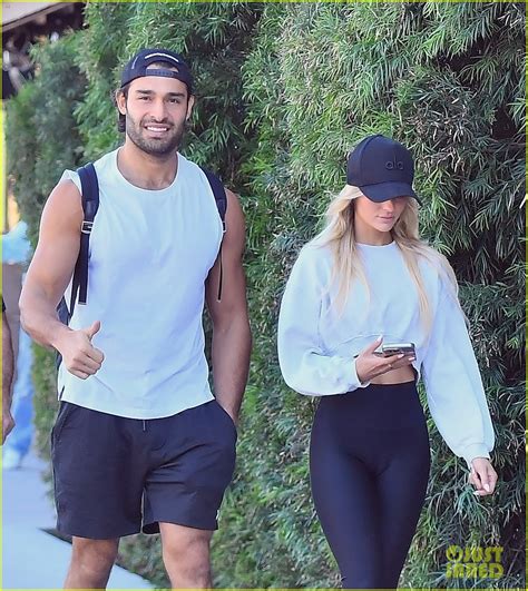 Sam Asghari And New Girlfriend Brooke Irvine Spotted Holding Hands En Route To A Workout Photo