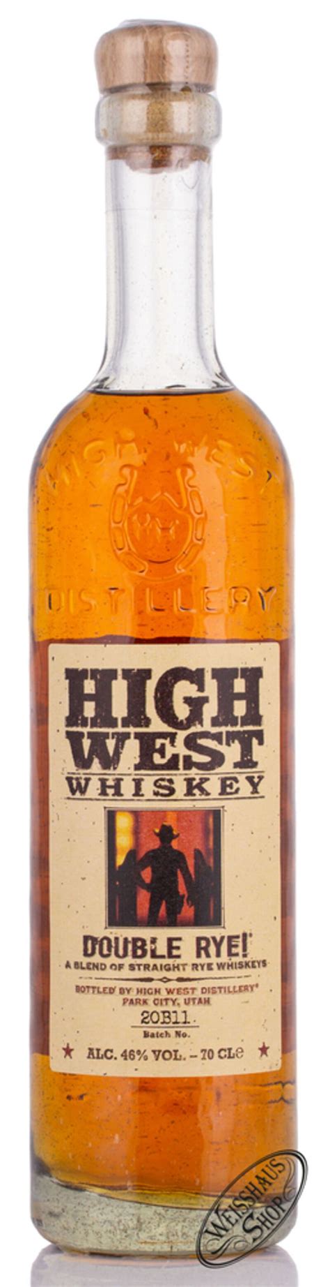 High West Double Rye 46 Vol 070l Weisshaus Shop