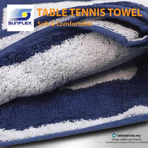 Sunflex Pure Cotton Sweat Absorbing Face Towel For Table Tennis Sports
