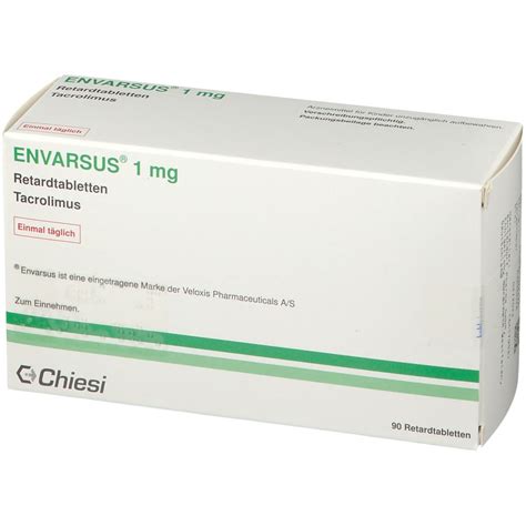 Envarsus® 1 Mg 90 St Mit Dem E Rezept Kaufen Shop Apotheke
