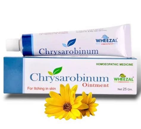 Wheezal Chrysarobinum Ointment 25 Gm Ointment For Clinical Packaging