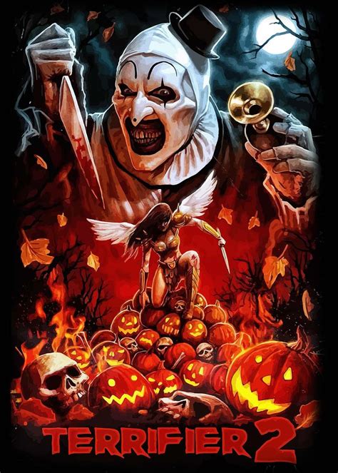 The Terrifier 2 2024 Horror Movie And Horror Shows Posters Scary