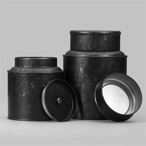 Double Lid Tea Canister Double Lid Tea Tin Flytinbottle