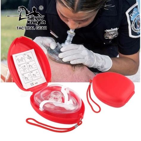 Portable Training Rescue Cpr Breathing Pocket Resuscitator Mask With