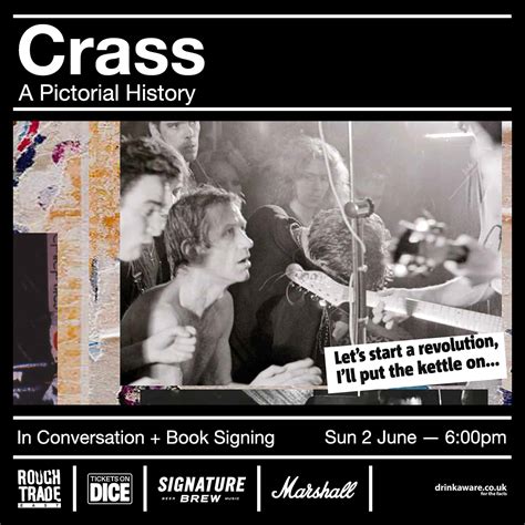 Crass A Pictorial History In Conversation And Book Signing London 2