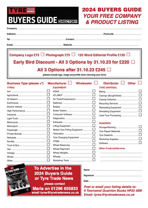 Business Opportunities Tyre Trade News