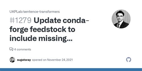 Update Conda Forge Feedstock To Include Missing Dependencies · Issue