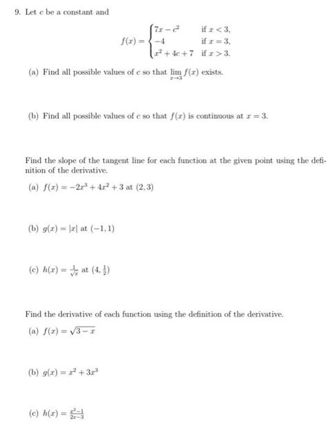 solved 9 let e be a constant and 7x 2² if r