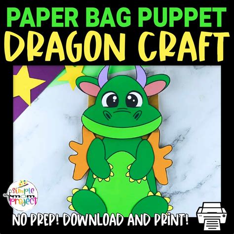Dragon Puppet Paper Bag At Terri Kent Blog