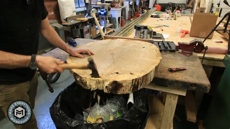 How To Log Slice Side Table 15 Steps With Pictures Instructables