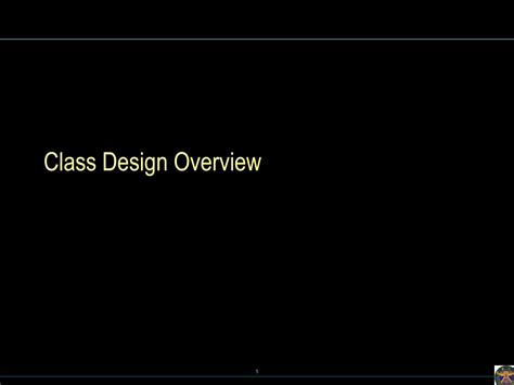 Ppt Class Design Overview Powerpoint Presentation Free Download Id